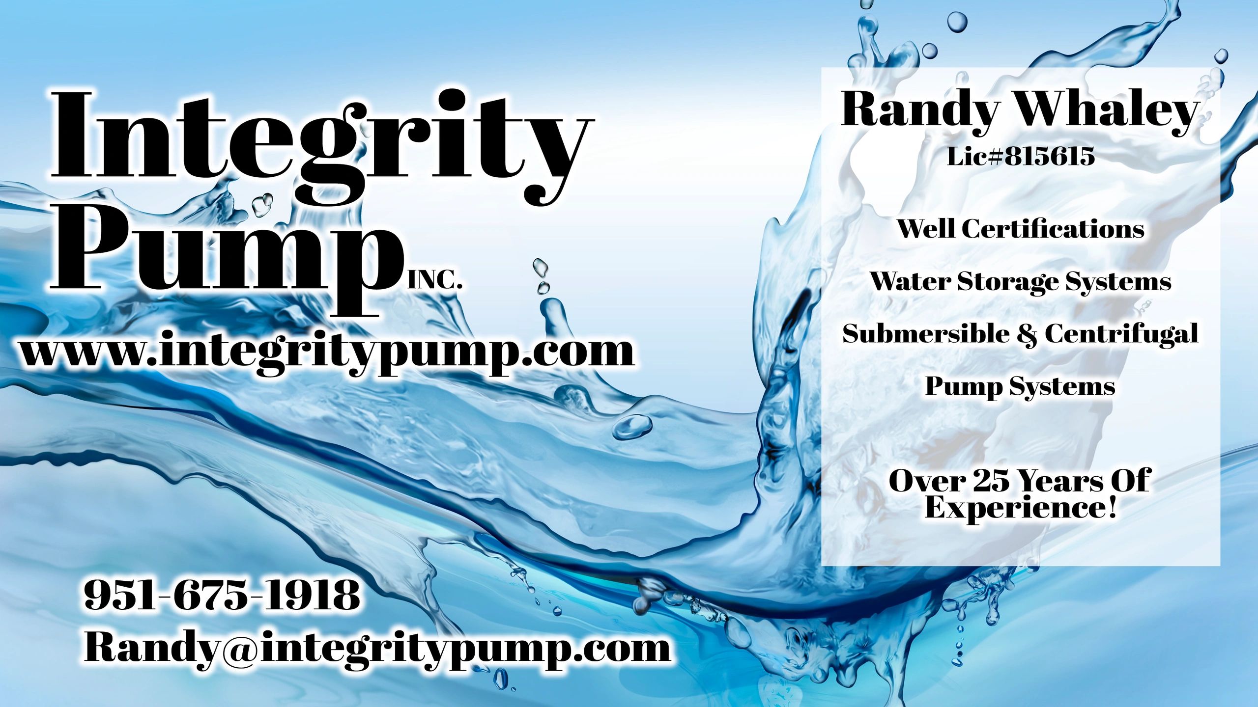 Integrity Pump